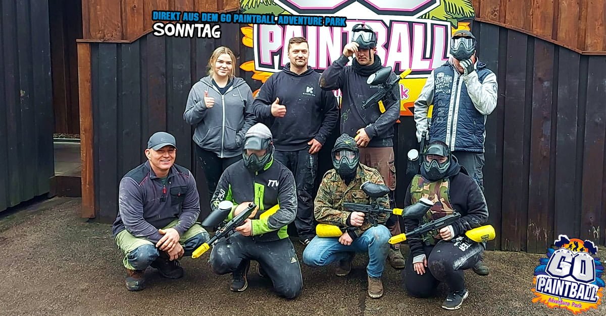 SONNTAG 08.01.2023 - GO PAINTBALL ADVENTURE PARK
