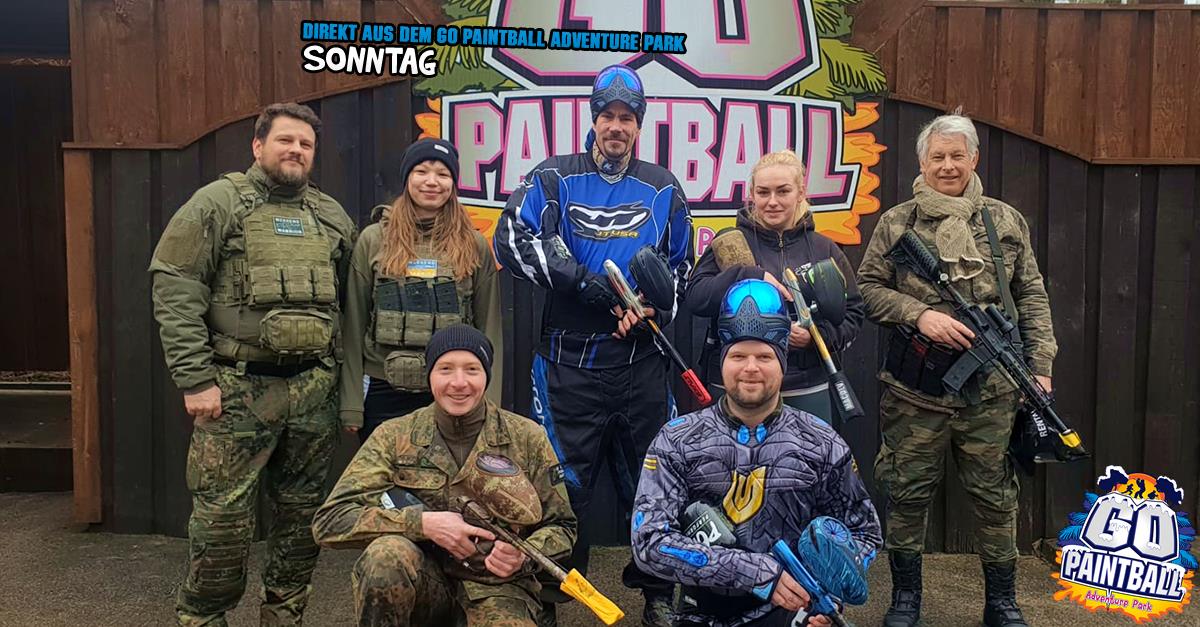 SONNTAG 12.02.2023 - GO PAINTBALL ADVENTURE PARK