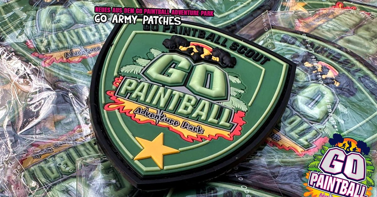 GO ARMY PATCHES - GO PAINTBALL ADVENTURE PARK