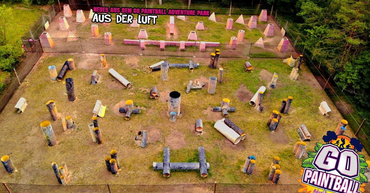 GO PAINTBALL aus der Luft – GO PAINTBALL ADVENTURE PARK
