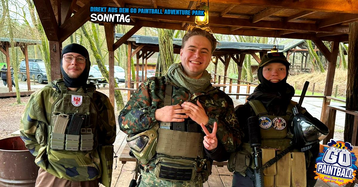 SONNTAG 14.01.2024 - GO PAINTBALL ADVENTURE PARK