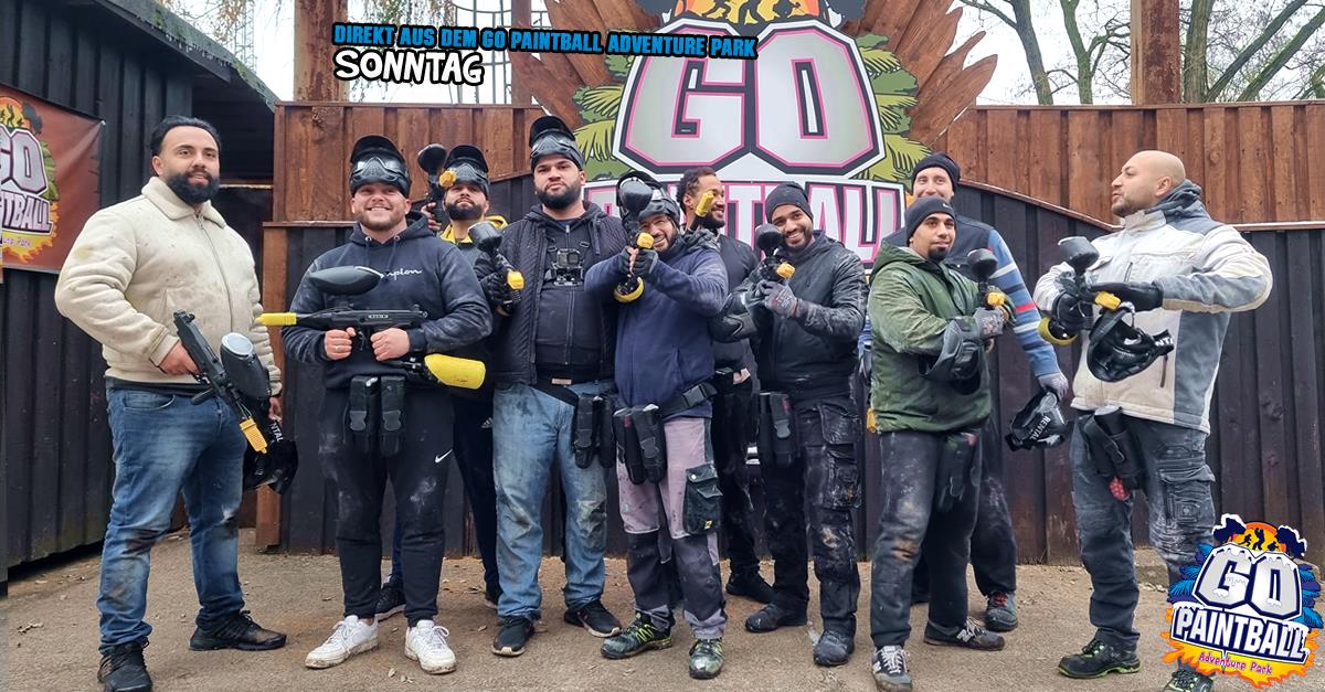 SONNTAG 11.12.2022 - GO PAINTBALL ADVENTURE PARK