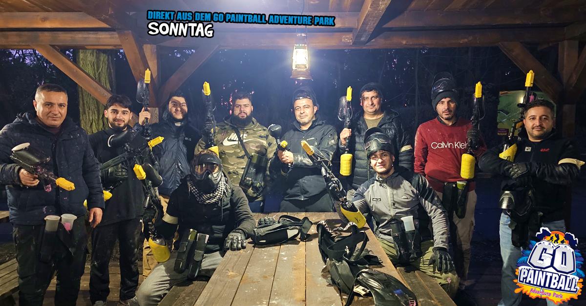 SONNTAG 17.12.2023 - GO PAINTBALL ADVENTURE PARK