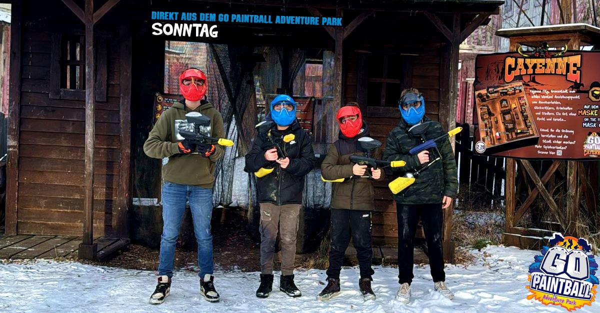 SONNTAG 21.01.2024 - GO PAINTBALL ADVENTURE PARK