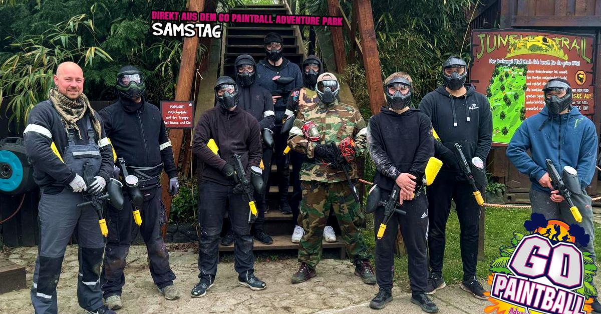 SAMSTAG 13.04.2024 – GO PAINTBALL ADVENTURE PARK