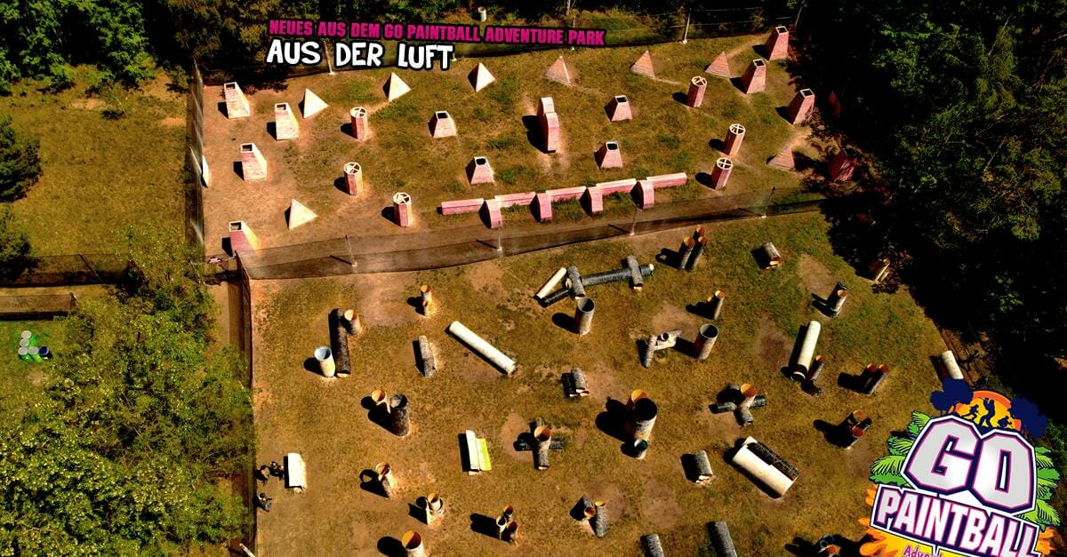 GO PAINTBALL aus der Luft – GO PAINTBALL ADVENTURE PARK