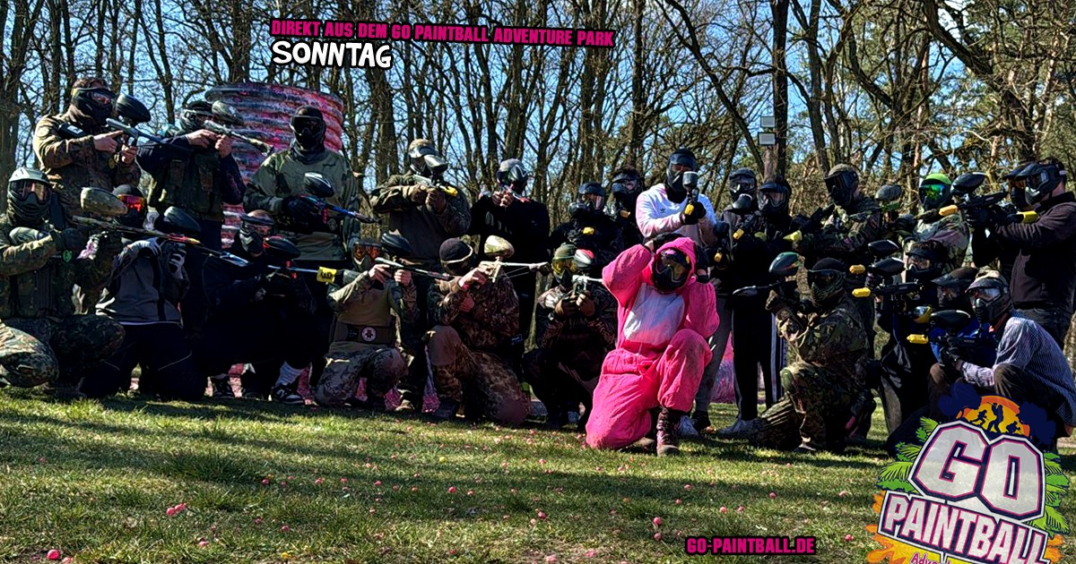 SONNTAG 06.04.2025 - GO PAINTBALL ADVENTURE PARK