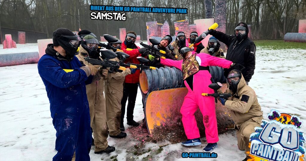 Paintball Erlebnis Berlin – Winter-Action im GO Paintball Park