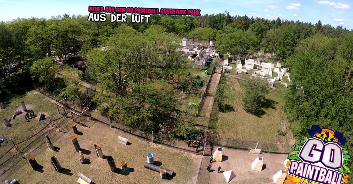 GO PAINTBALL aus der Luft – GO PAINTBALL ADVENTURE PARK