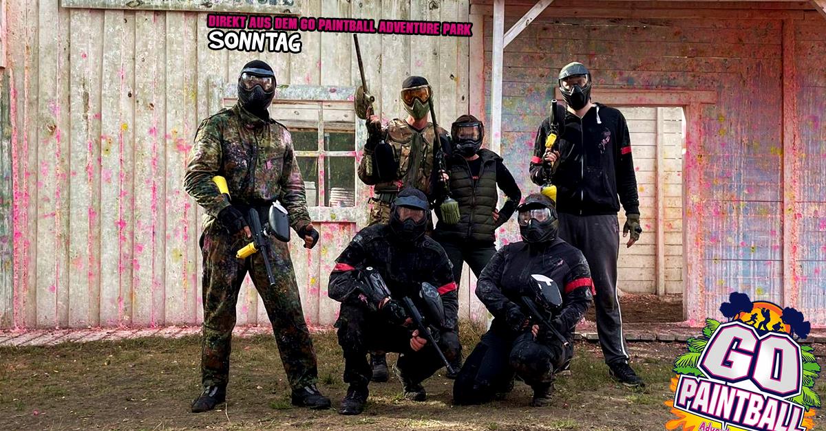 SONNTAG 21.08.2022 - GO PAINTBALL ADVENTURE PARK