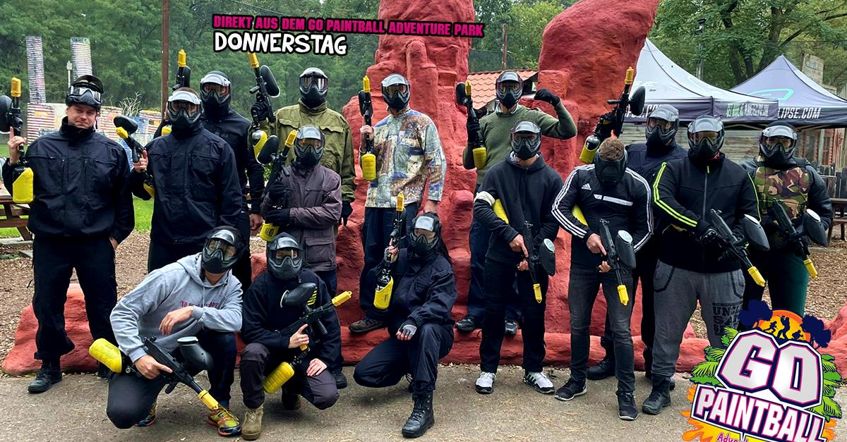 DONNERSTAG 19.10.2023 - GO PAINTBALL ADVENTURE PARK