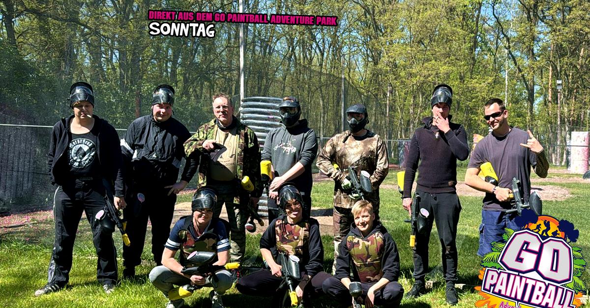 SONNTAG 28.04.2024 - GO PAINTBALL ADVENTURE PARK