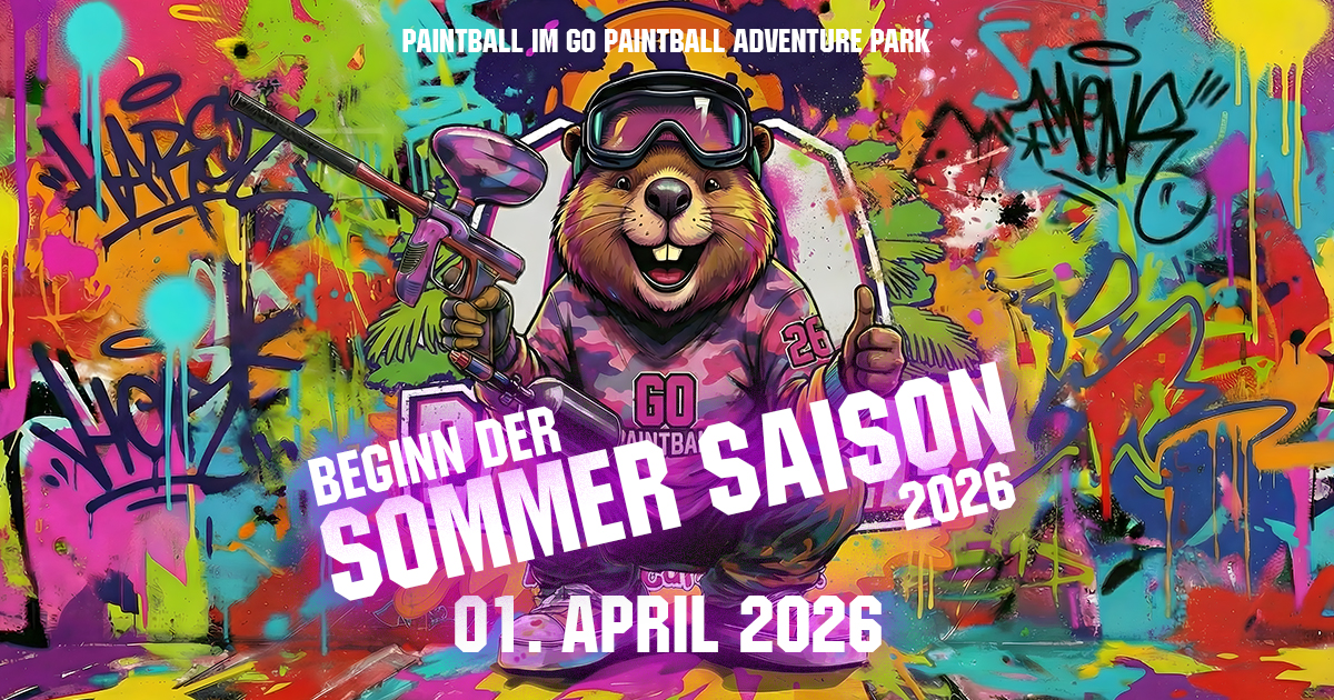 Season Opening – Sommeröffnungszeiten ab 01.04.2026 – GO PAINTBALL ...