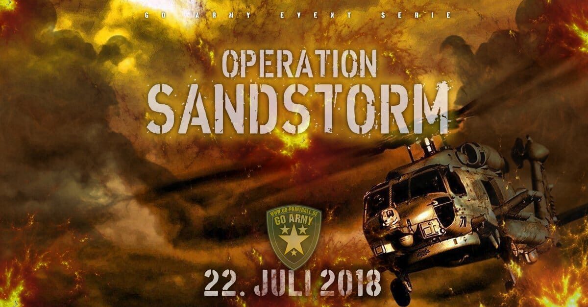 OPERATION SANDSTORM 22. JULI 2018 - GO PAINTBALL ADVENTURE PARK